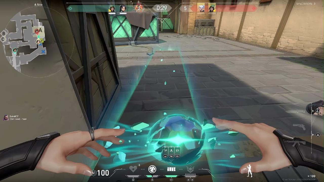 VALORANT Safe wall play - YouTube