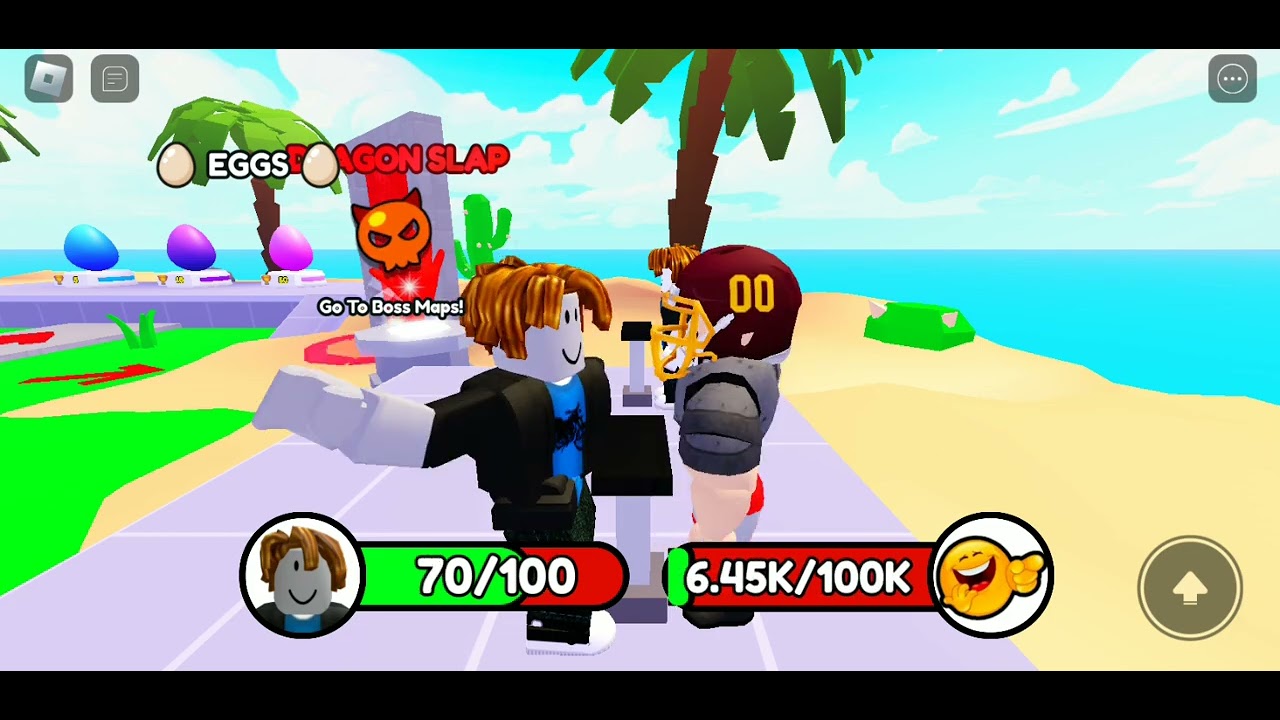 i become very pro in slap simulator - YouTube