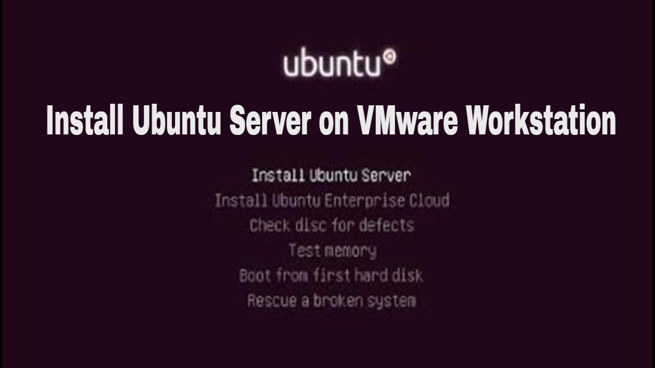 How to install Ubuntu Server 16.04 on VMware Workstation 12 - YouTube