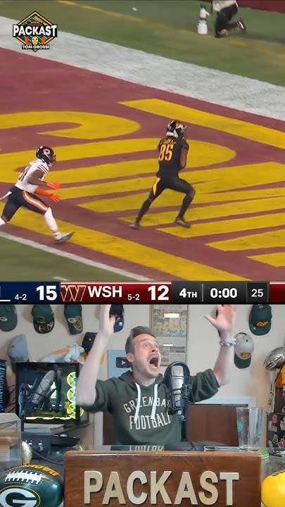 The INSANE Final Play of Bears vs Commanders #nfl #shorts - YouTube