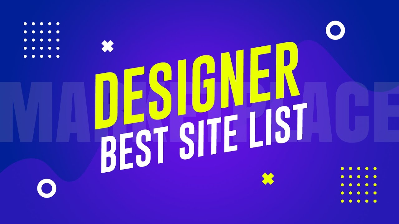 Most Useful Website List for Graphic Designer | Best marketplace list ...