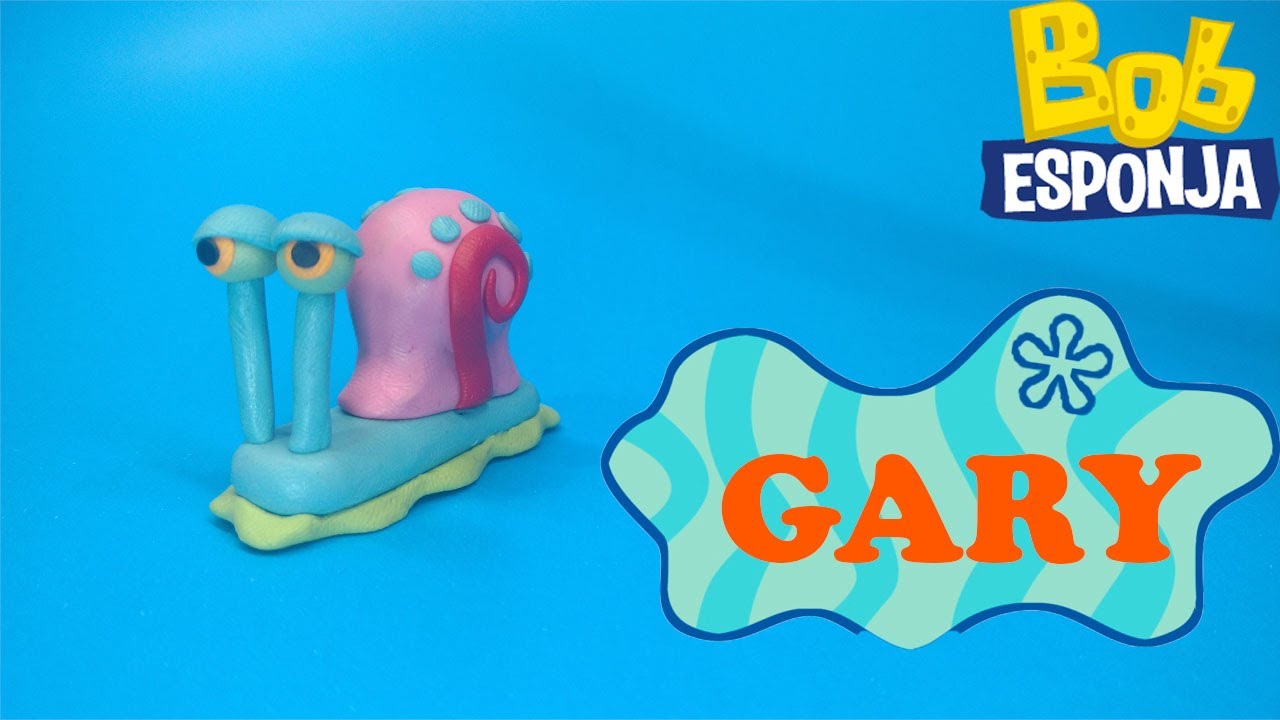 Como hacer a Gary de plastilina | How to make Gary of clay - YouTube