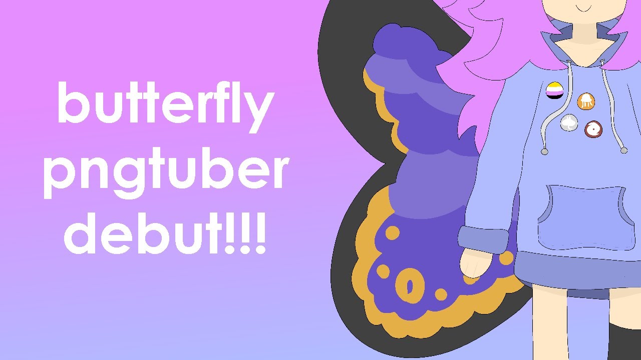 [pngtuber debut] butterfly wakes up from eternal slumber - YouTube