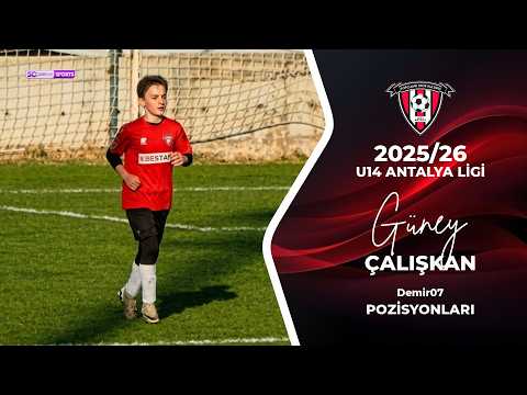 2️⃣2️⃣ Güney’in U14 Antalya Ligi Mücadelesi | Demir07 14. Hafta | 🎥 Maç Performansı