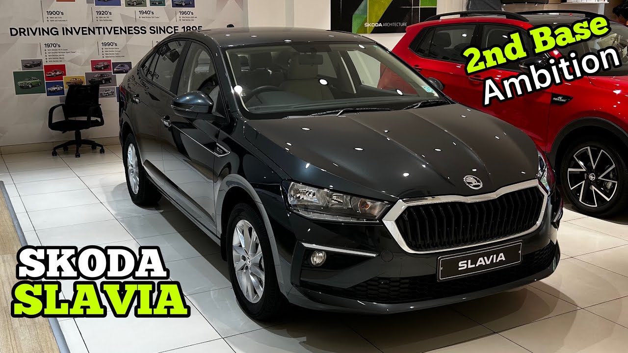 Skoda Slavia Ambtion Iska Interior Dekho Awesome || Skoda SLAVIA Second ...
