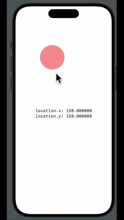 Drag Gesture In Swiftui Swiftui Ios Youtube