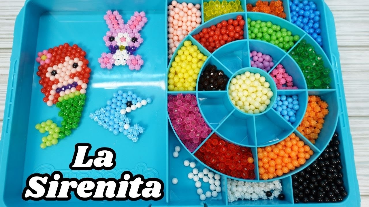 Princess Ariel Aquabead DIY for Kids - YouTube