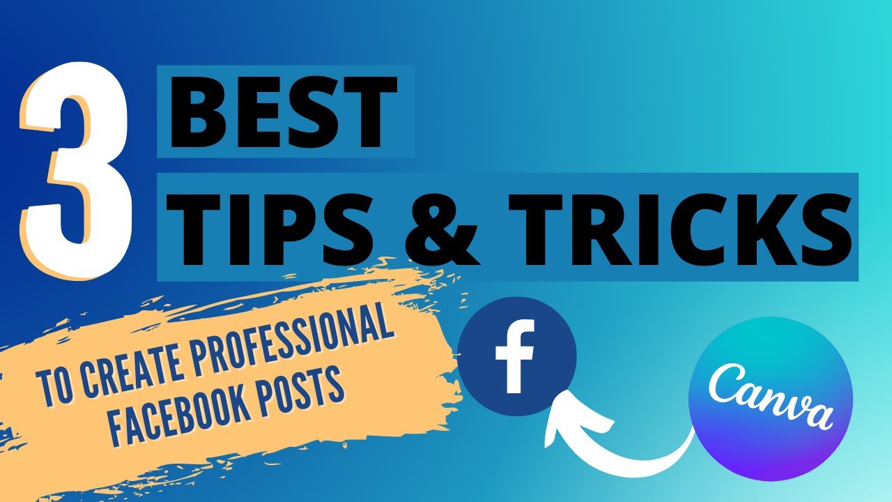 3 best Canva tips and tricks to make FACEBOOK posts look GREAT and get ...