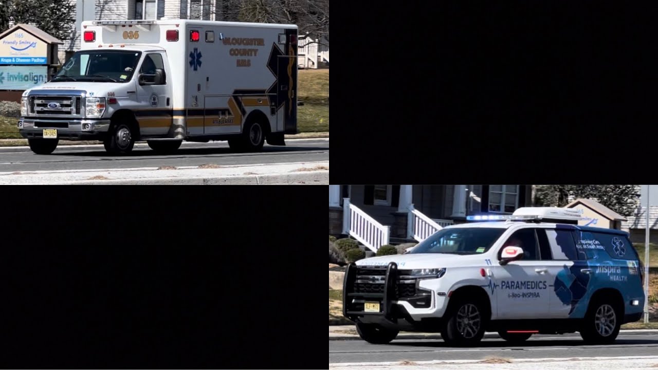 Gloucester county BLS 17 & Inspira Life Support 3 Transporting - YouTube