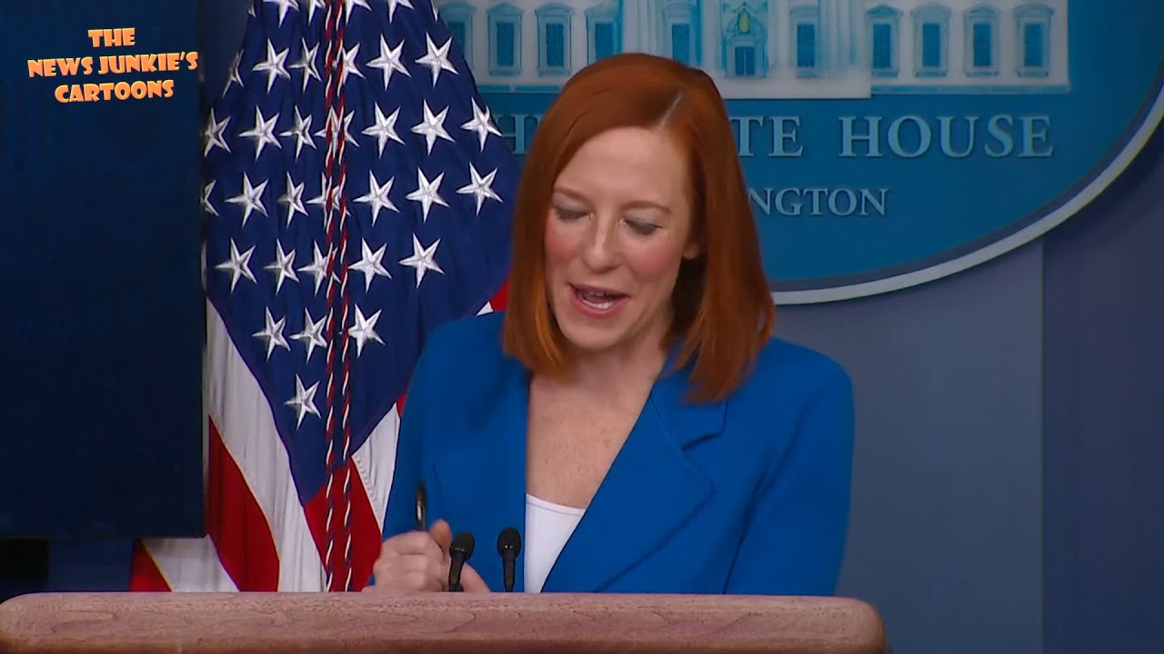 Awkward: Psaki responds to a question about Space Force future. - YouTube