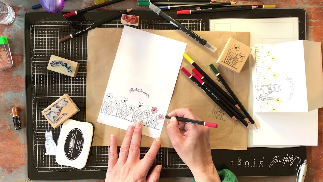 How to make a basic card #1 - YouTube