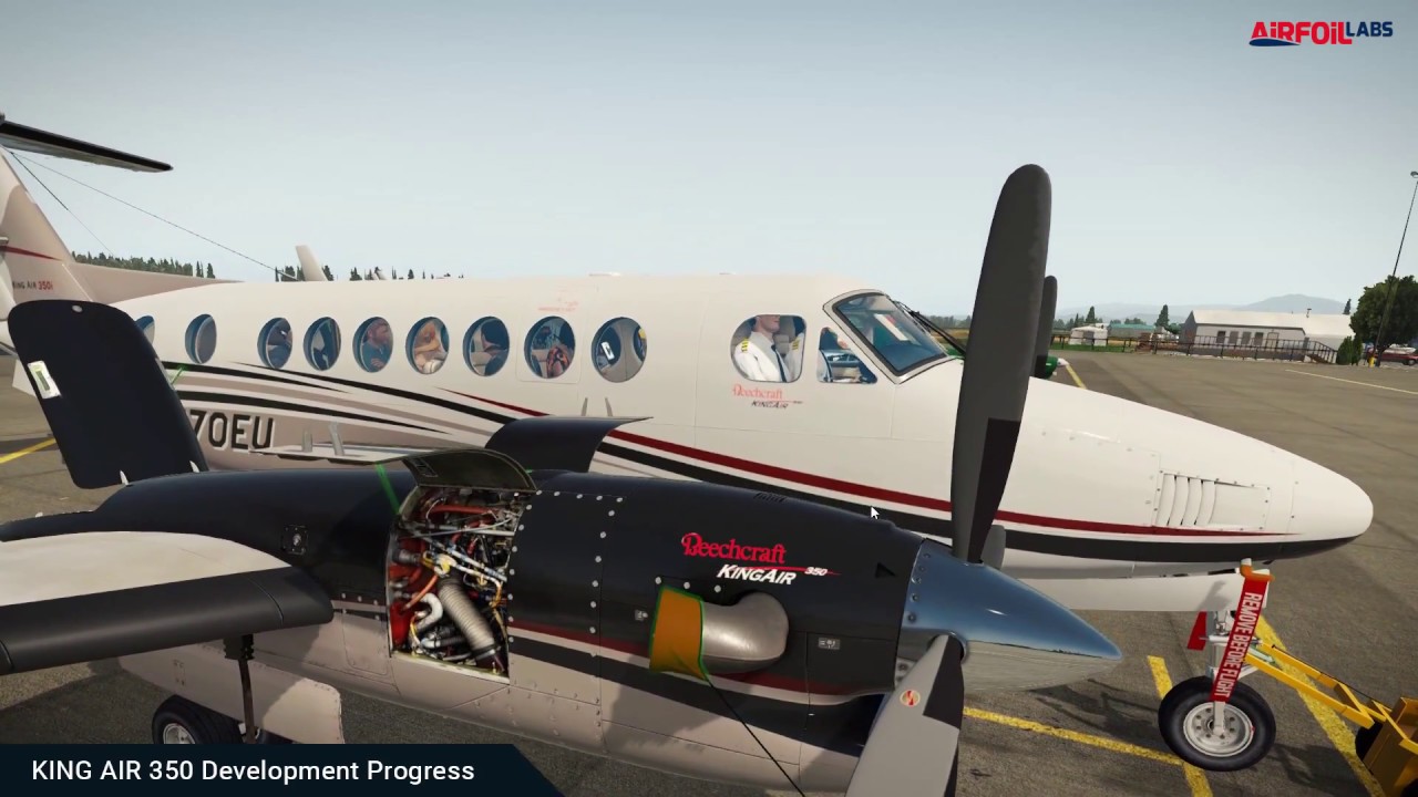 Airfoillabs KING AIR 350 Development Progress - YouTube