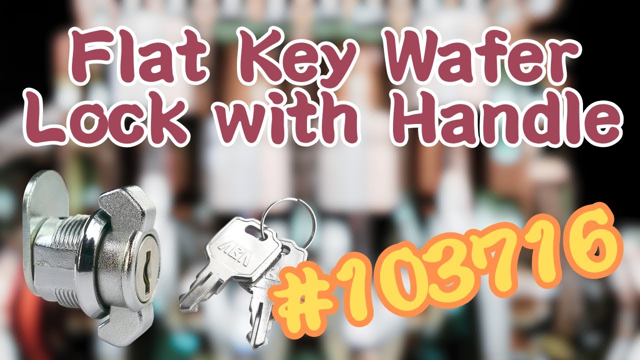 Flat Key Wafer Lock with Handle #103716 | ABA Locks - Lock Picking ...
