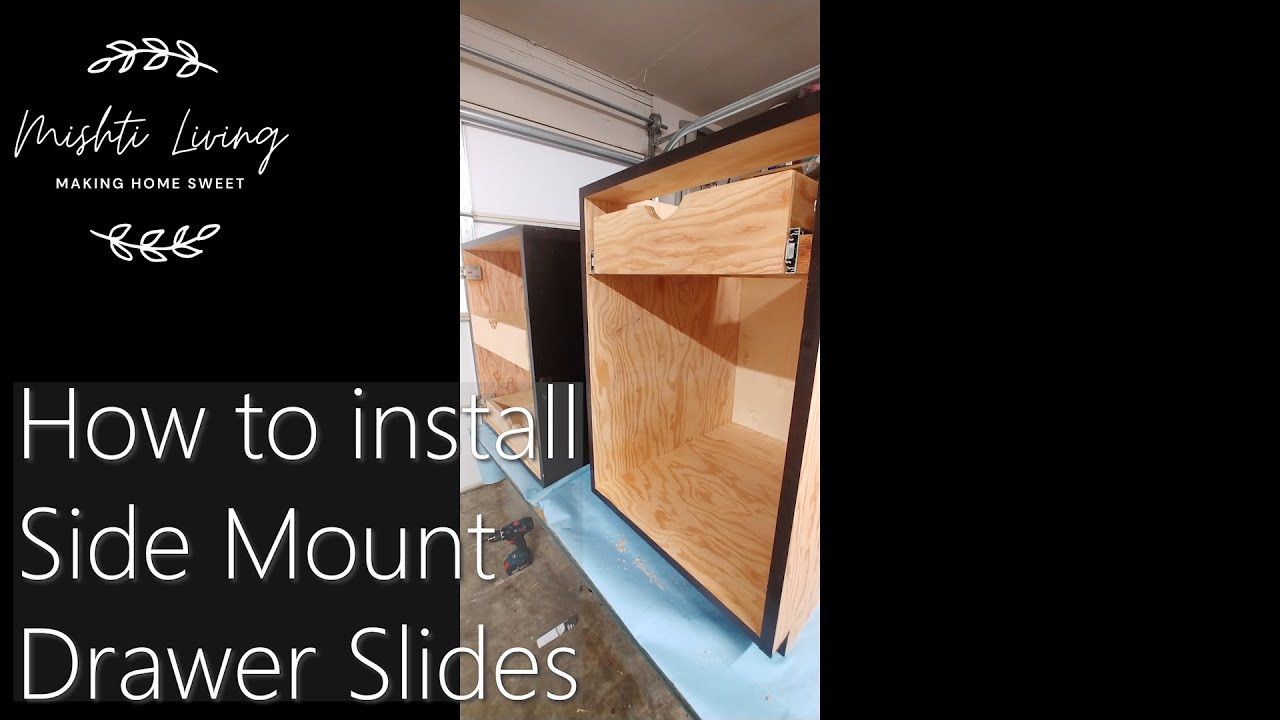 Outdoor Kitchen/Part 19/How to Install Side Mounted Drawer Slides ...