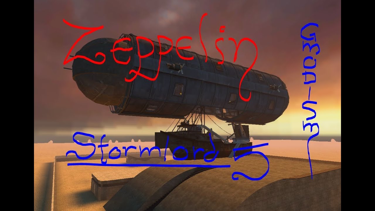 Gmod ACF Zeppelin Showcase by Gmodism | Large Airship - YouTube