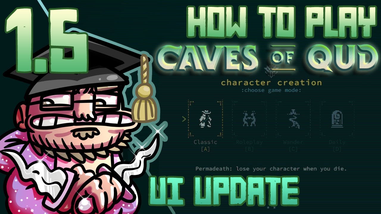 Caves of Qud Tutorial - Part 1.5 - UI update - YouTube