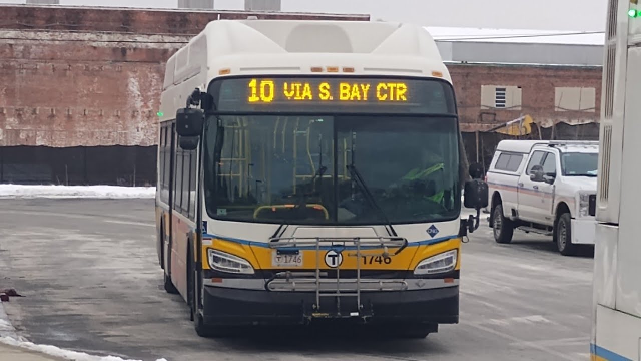 Riding MBTA route 10 to Copley via South Bay Center. (announcements ...