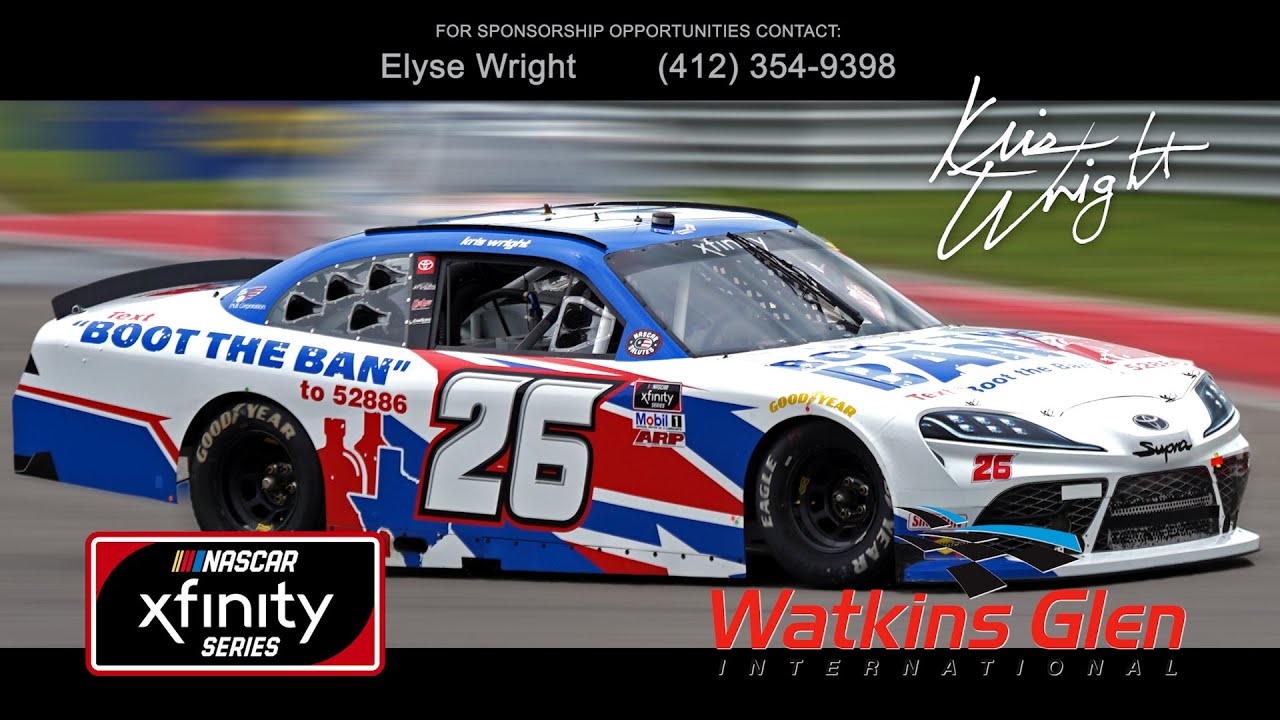 Kris Wright Racing, Xfinity Watkins Glen August 2021, ELYSE WRIGHT ...