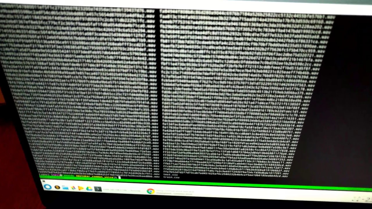 Quick run through getting Common Voice files into DeepSpeech - YouTube