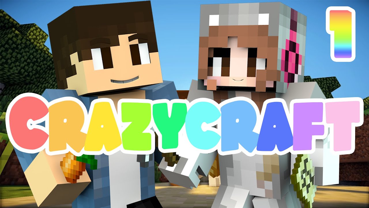 CRAZY BEGGINING - CRAZY CRAFT 3.0 (EP.1) w/ Azethine - YouTube