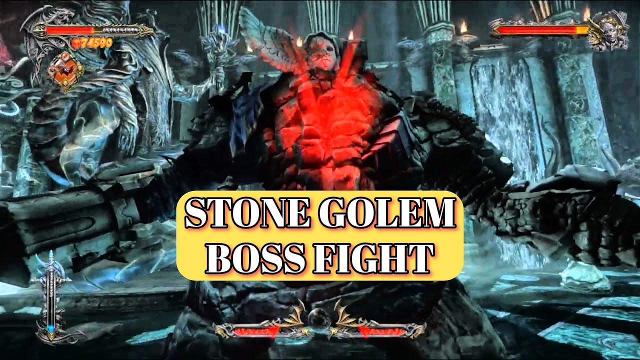 Stone Golem Boss Fight / Castlevania - Lords of shadow 2 #trending # ...