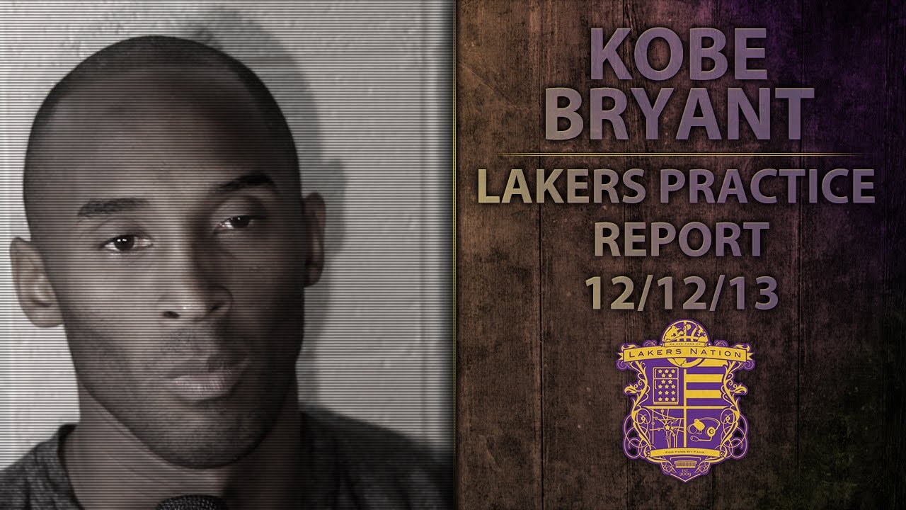 Lakers Practice: Kobe Bryant on Steve Blake's Injury, Will Play Point ...