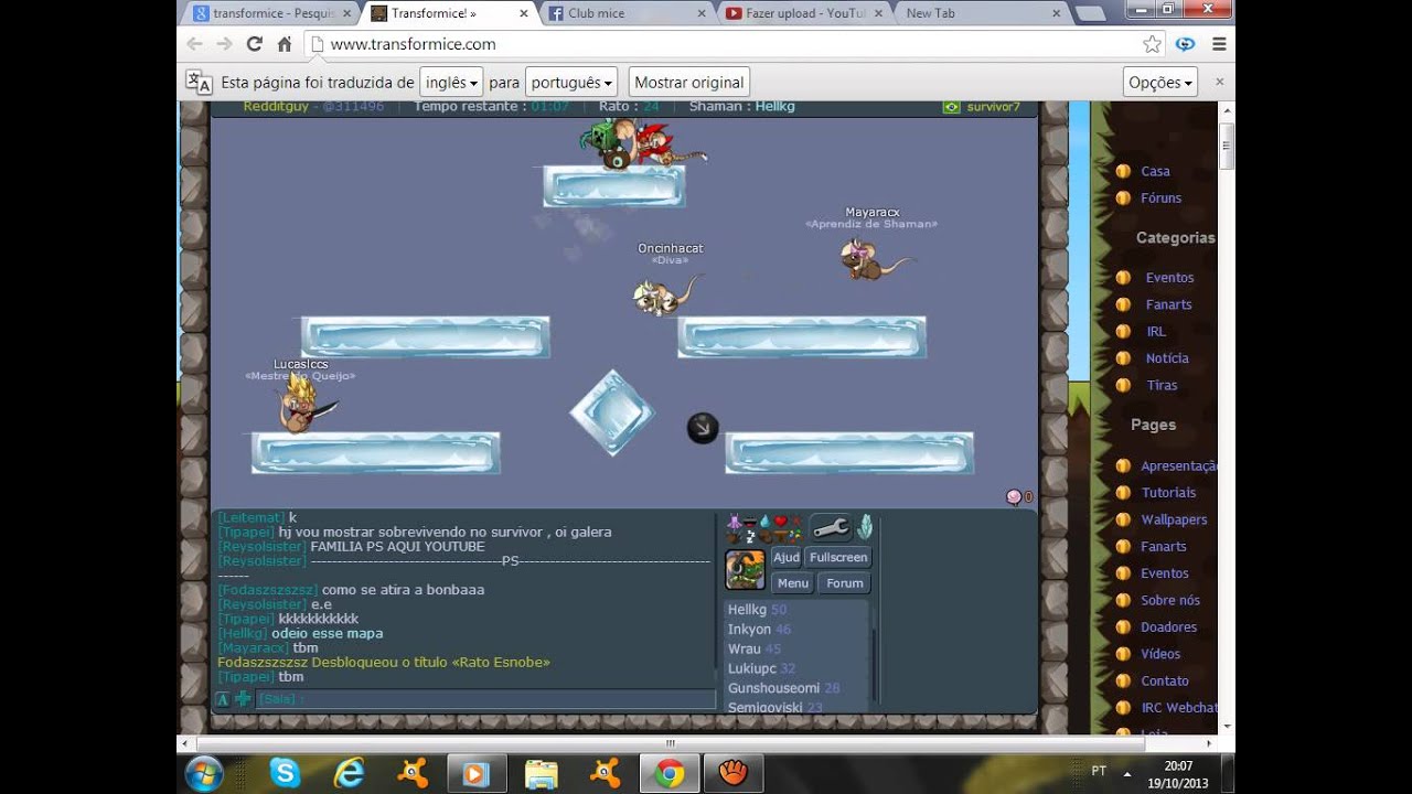 transformice survivor 1 # episodio - YouTube