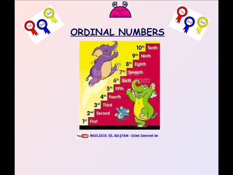 ORDINAL NUMBERS - YouTube