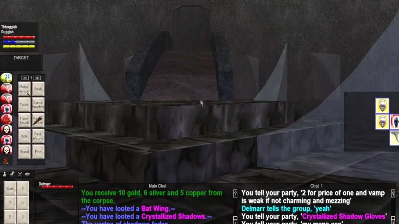 EverQuest P99 Boss Room w/ bats who turn 2 VAMPIRES ToFS Floor 6b SK ...