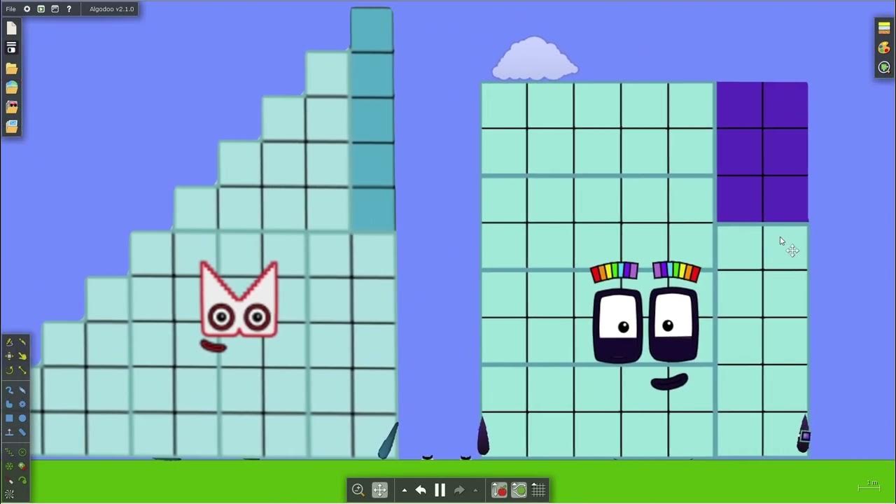 Numberblocks 51 to 60 - YouTube