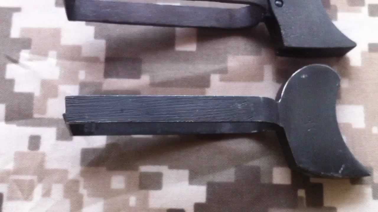 Real steel trigger for KWA TT-33 GBB - YouTube