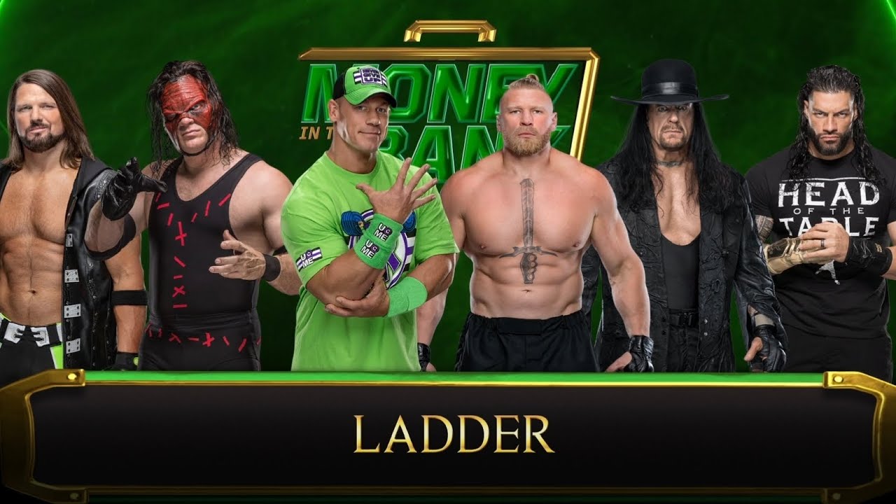 WWE 2K Gameplay | WWE Top 6 Superstar Money In The Bank Ladder Match ...