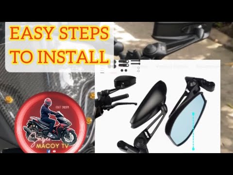 STREET KING (NAPOLEON) SIDE MIRROR for AEROX 155 - YouTube