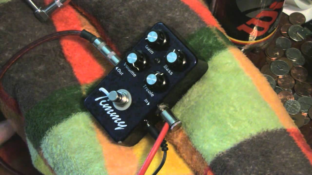 Timmy Overdrive Pedal Demo - YouTube