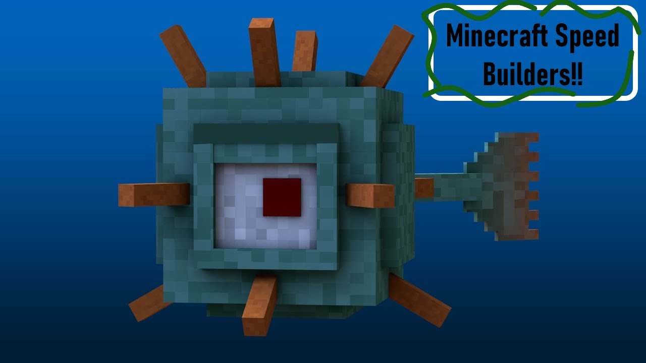 Minecraft Speed Builders! Fast Building Skill! - YouTube