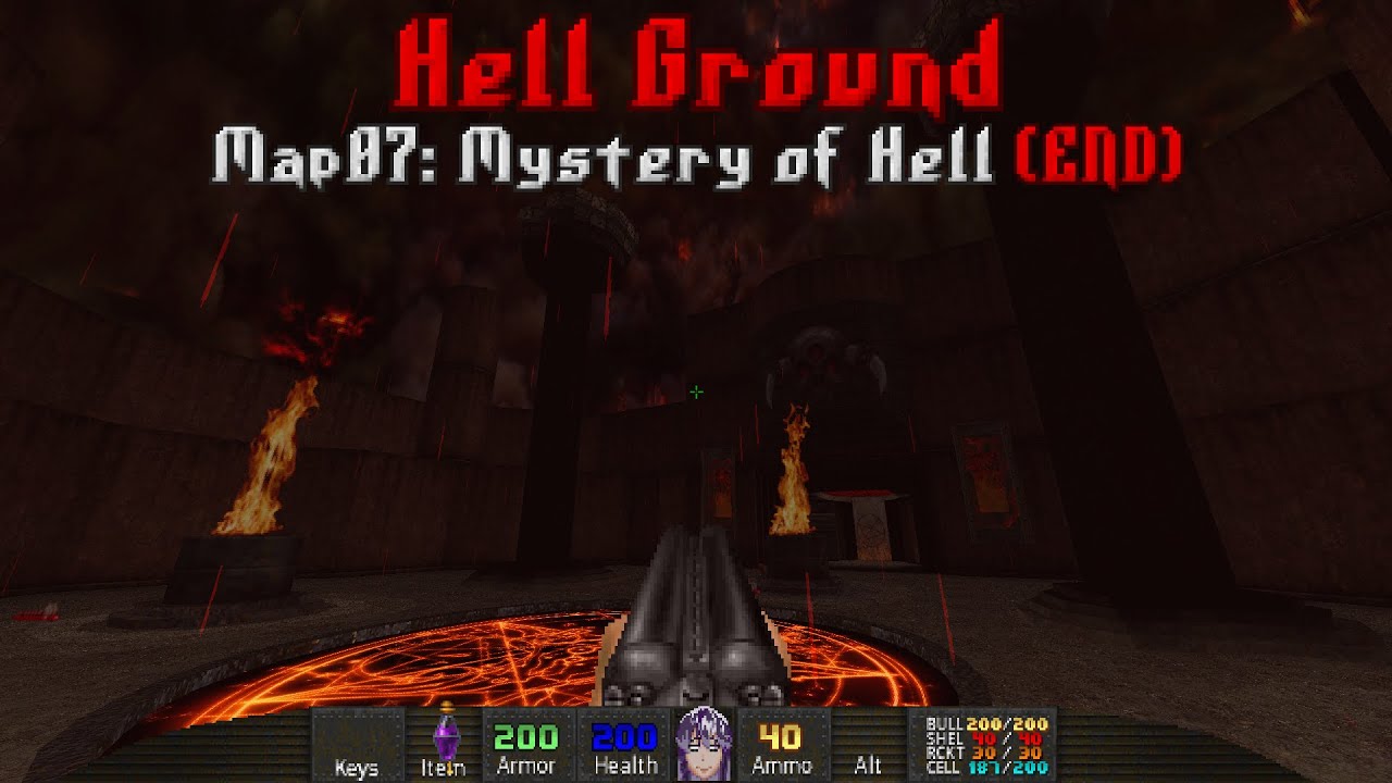 Doom 2 | Hell Ground + Maria's Hell, map07: Mystery of Hell - YouTube