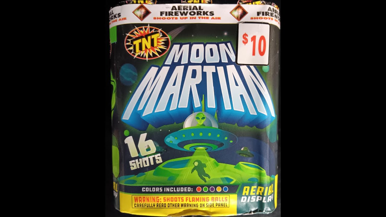 MOON MARTIAN BY (TNT FIREWORKS) 16 SHOT 200 GRAM - YouTube