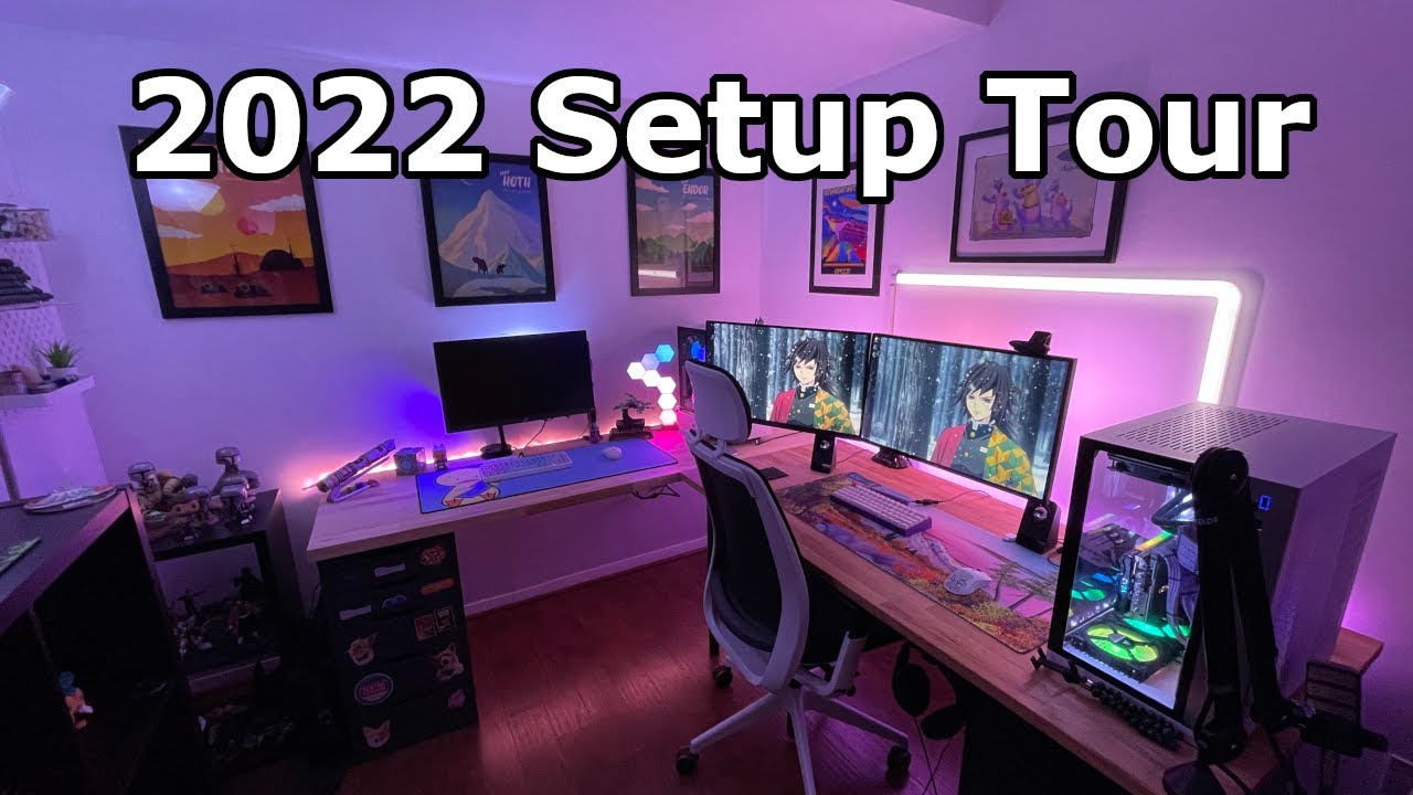 My 2022 Office Setup Tour! - YouTube