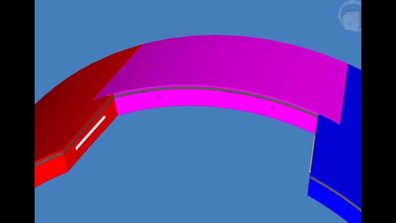 BIM TUNNELLING - K Segment Simulated Installation - Universal Ring ...