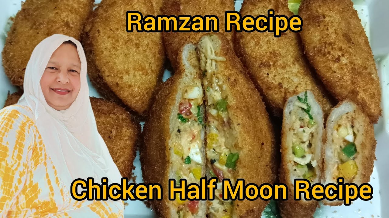 Chicken Half 🌙 Moon Recipe || Ramzan Chicken Recipe || Easy Ramzan ...