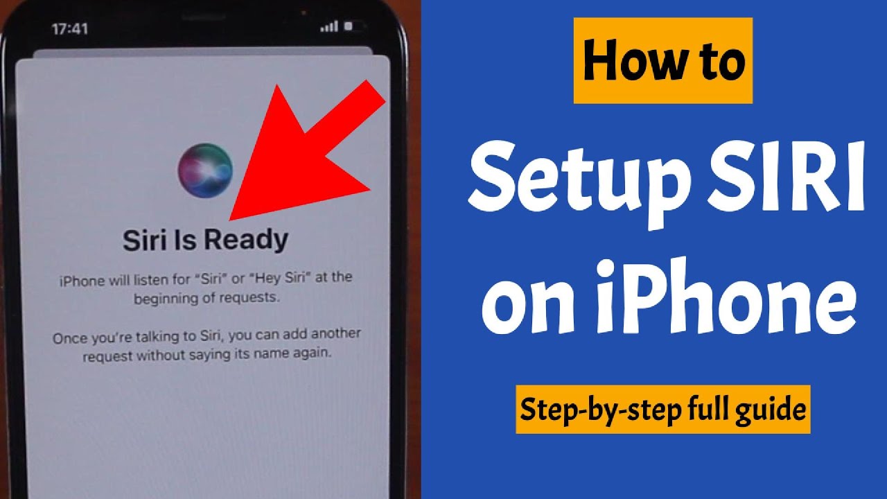 How to Setup Siri on iPhone - YouTube