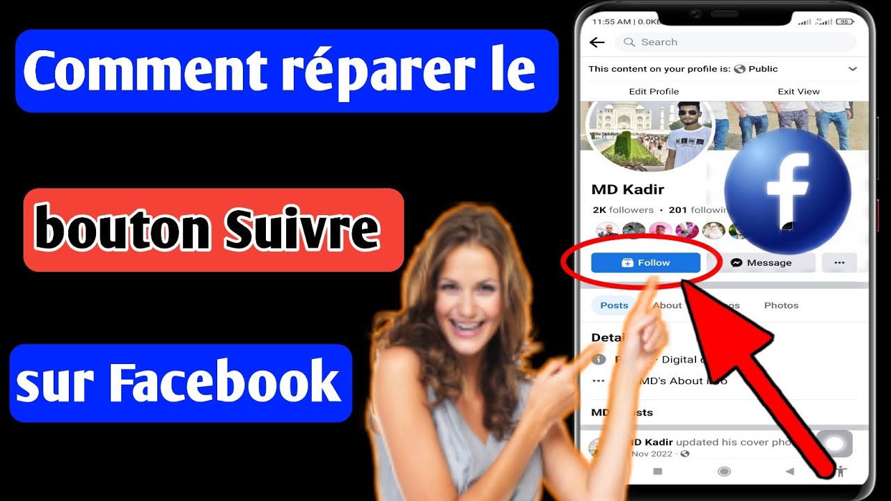 Comment réparer le bouton de suivi sur Facebook | Bouton de suivi ...