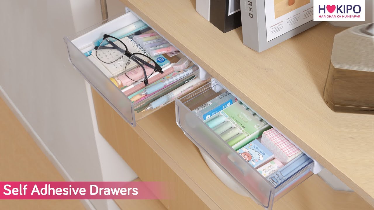 Self Adhesive Magic Sticker Drawer Organizer - YouTube