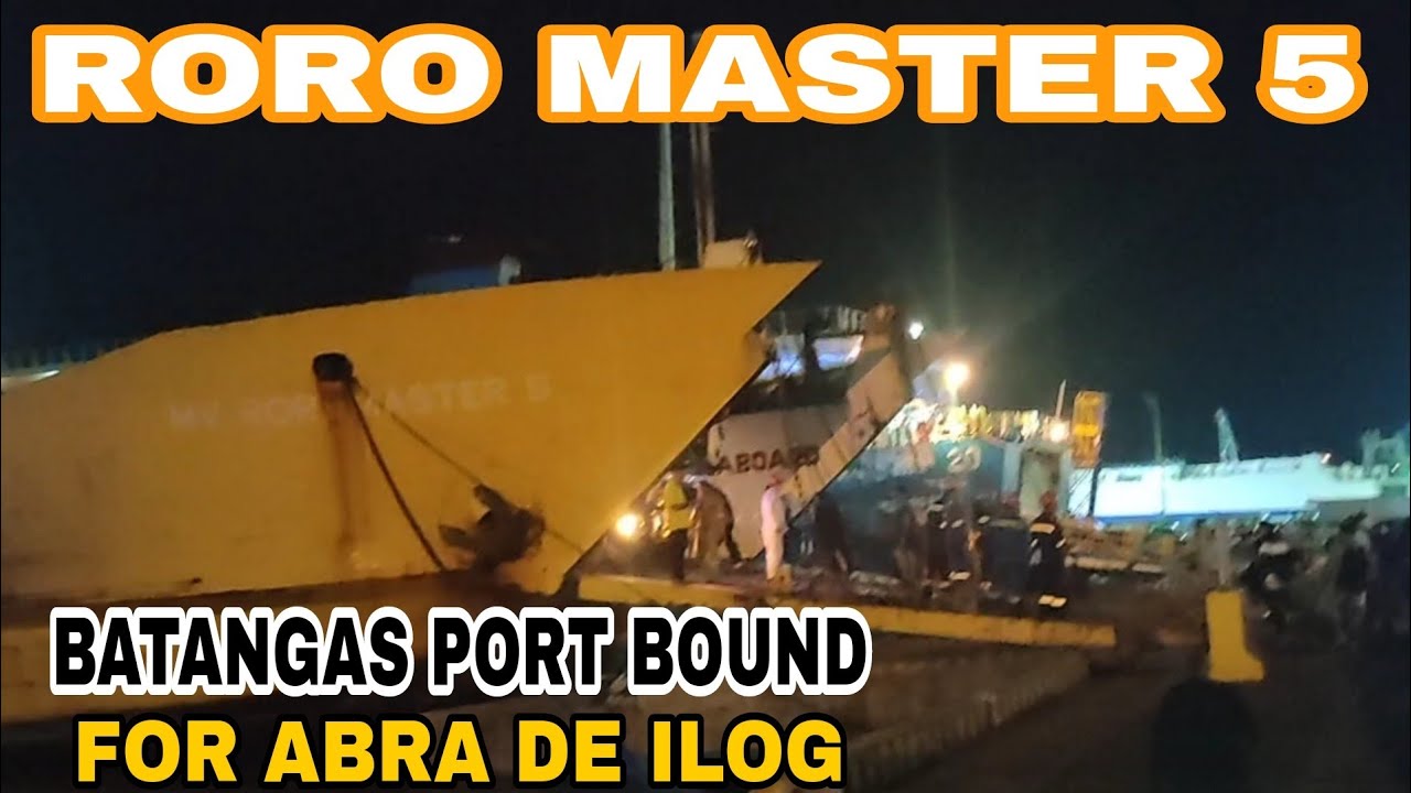 RORO MASTER 5 byaheng Batangas papuntang Abra de Ilog - YouTube