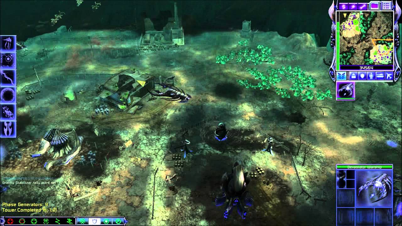 Command & Conquer Tiberium Wars - Scrin Mission 4 - Threshold 19 - YouTube