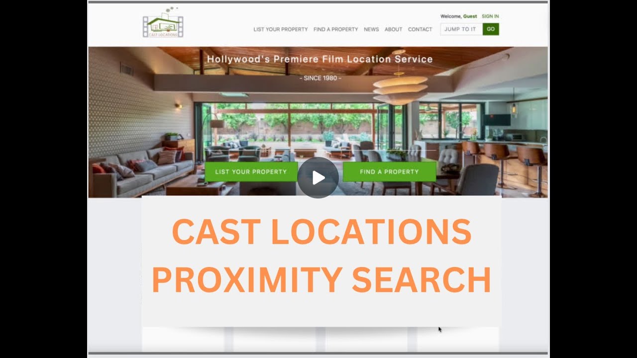 CAST Locations: Proximity Search Tutorial 🔎 - YouTube