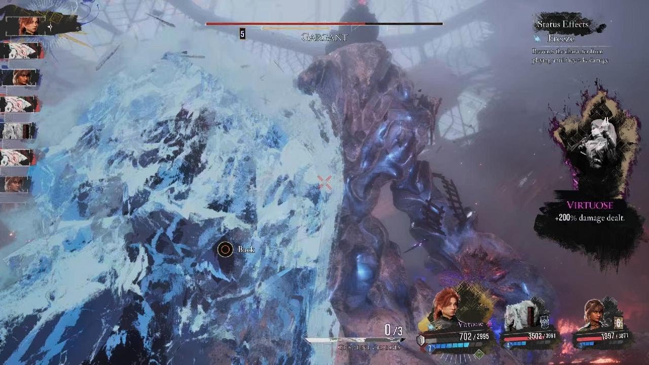 Clair Obscur: Expedition 33 Gargant Boss Fight Attack While Frozen ...