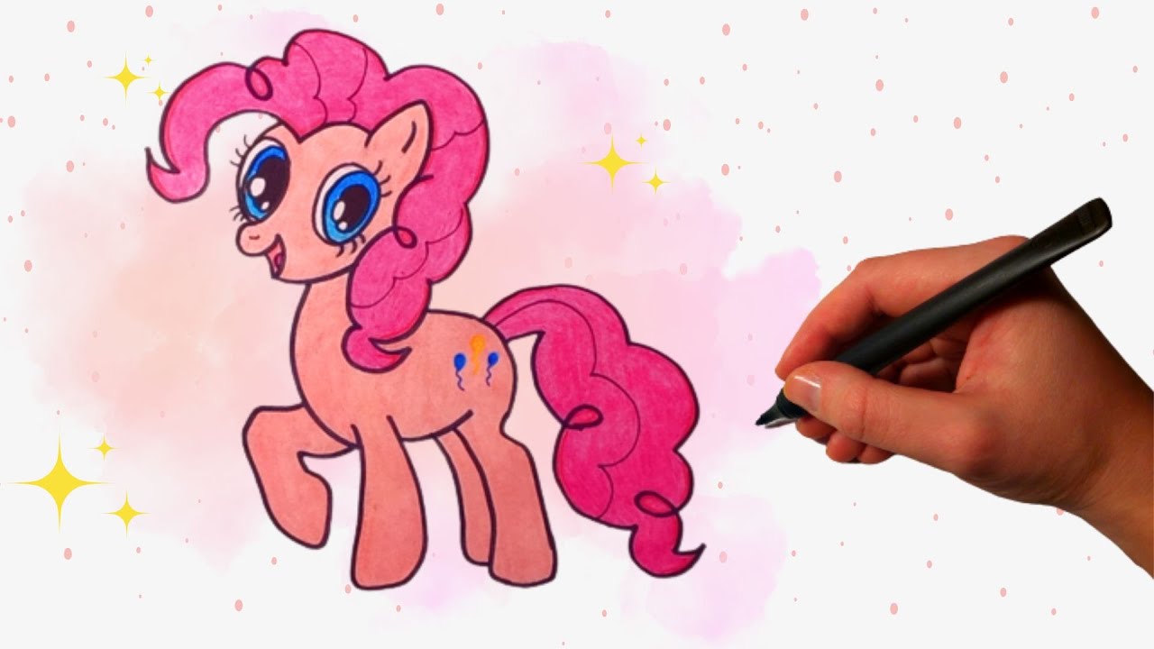 How to Draw a Cute Pony Pinkie Pie Easy | My Little Pony - YouTube
