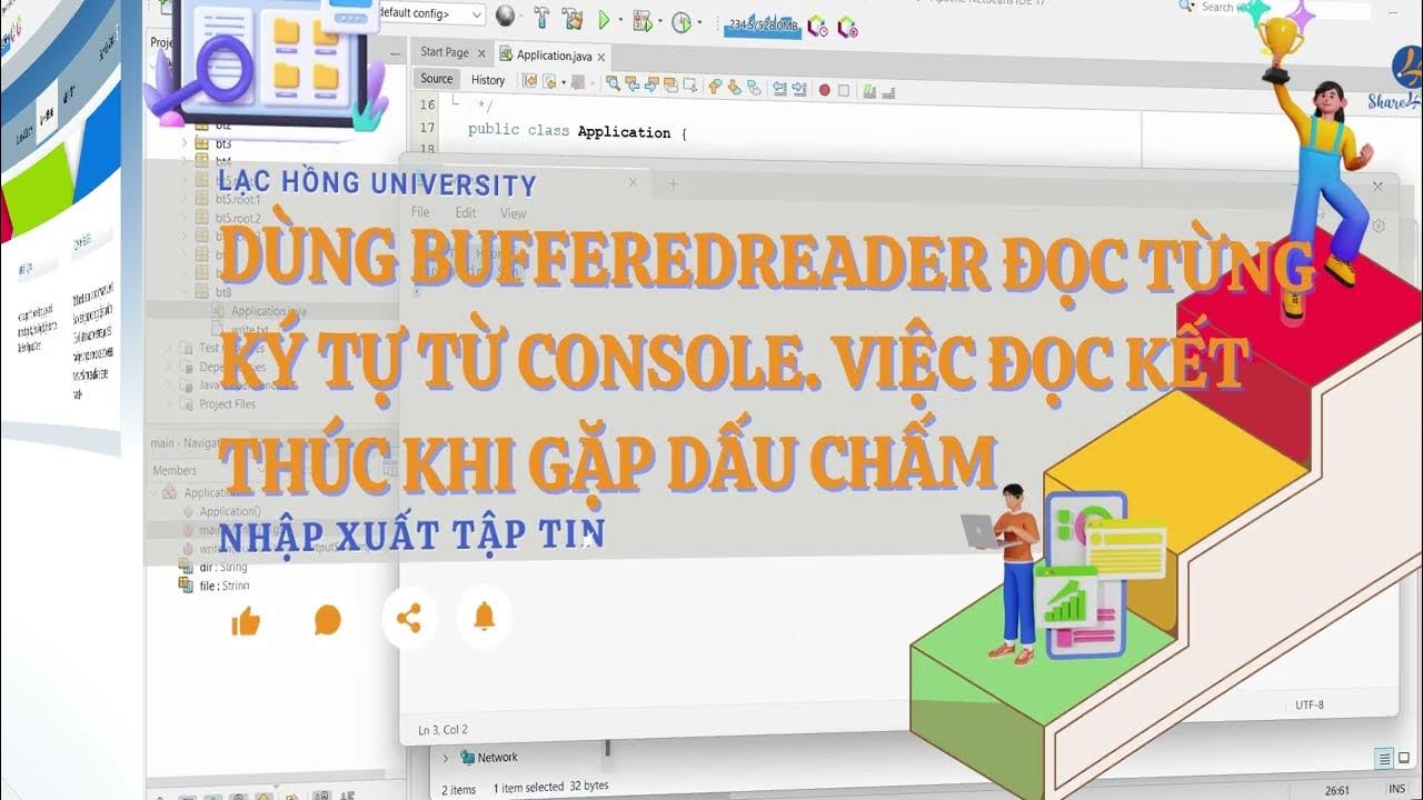 Java IO - Dùng BufferedReader đọc từng ký tự từ Console. Việc đọc kết ...