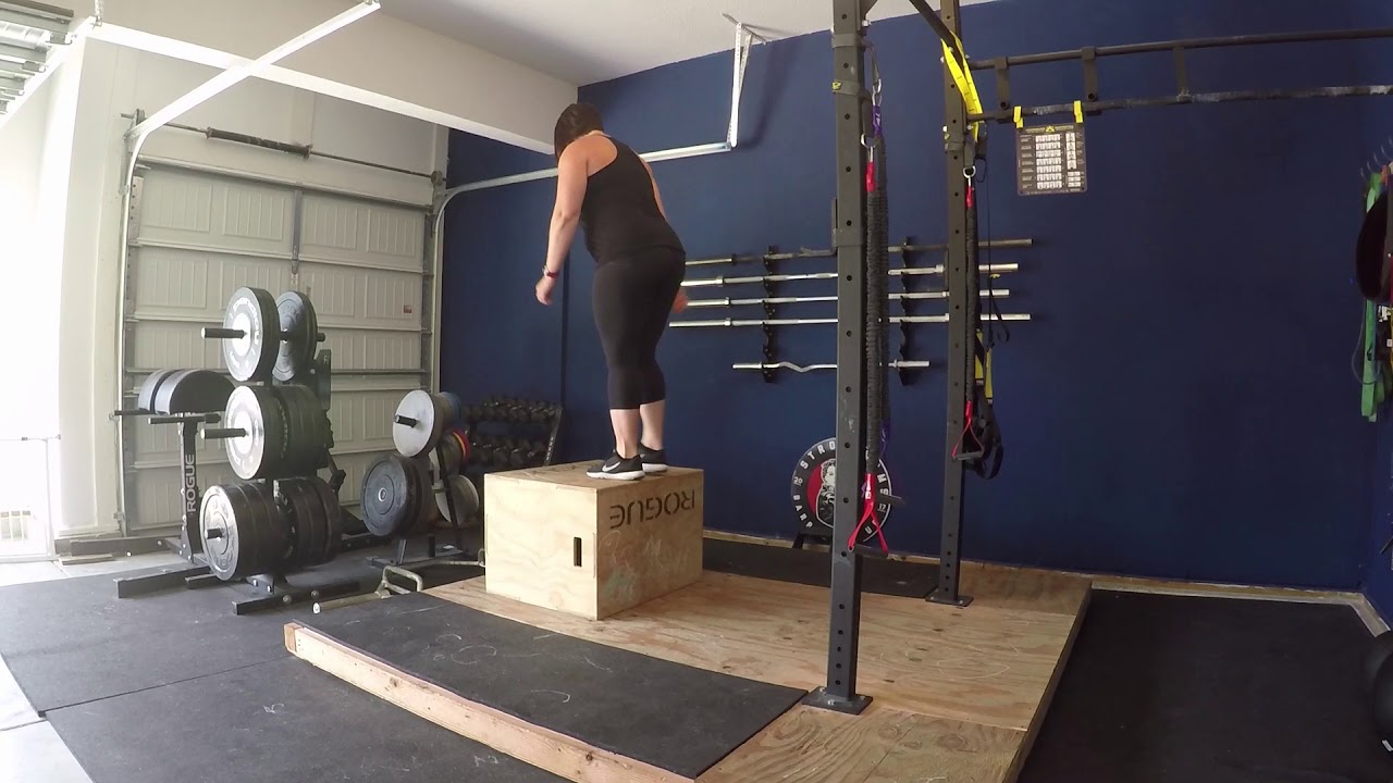 Box Step Up Alternating - YouTube